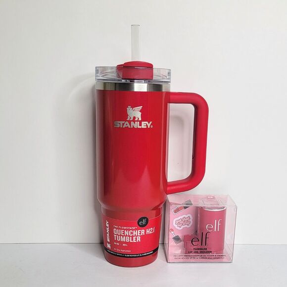 Stanley | Dining | Stanley X Elf 3 Oz Red Delicious Tumbler Elf Lip Oil ...